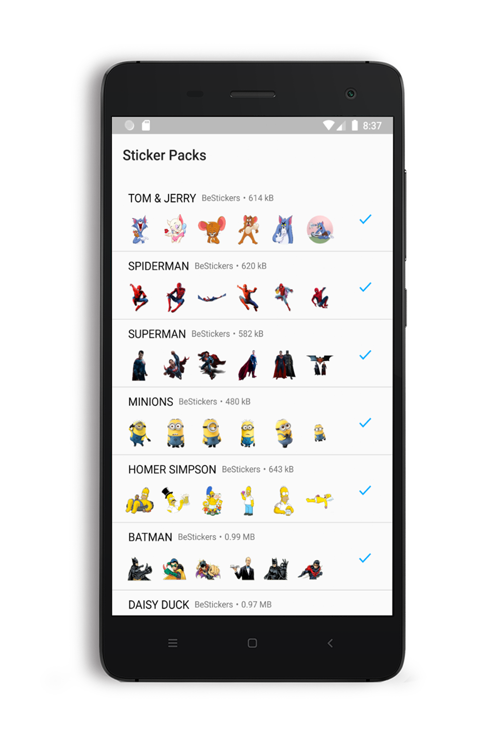 Cartoon Stickers for Whatsapp WAStickerApps para Android - Descargar