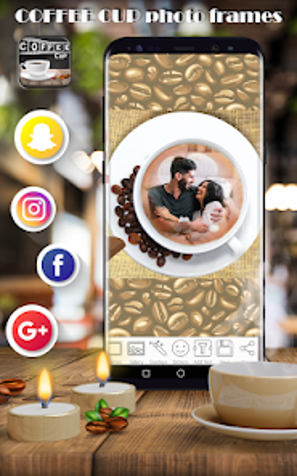 Coffee Cup Photo Frames for Android - Download