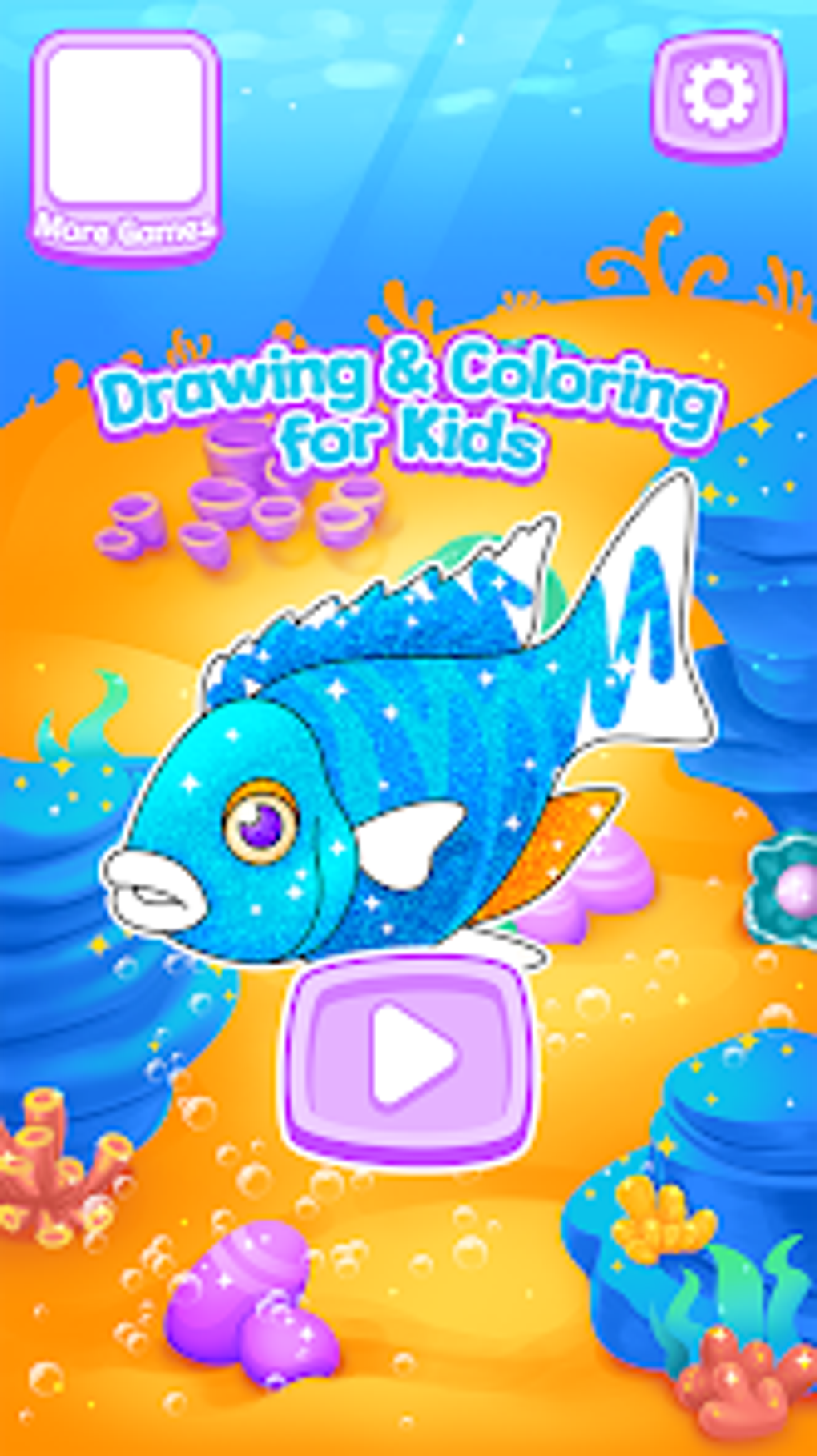 Android için Fish Coloring for Kids Games - İndir