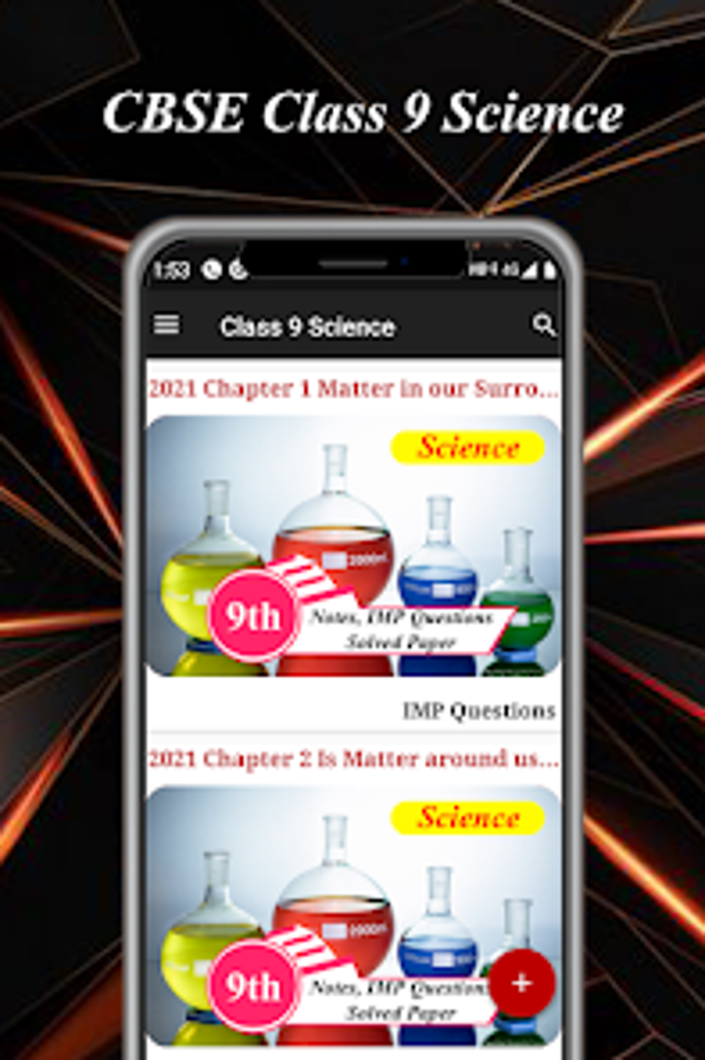 Class 9 Science NCERT Solution per Android - Download