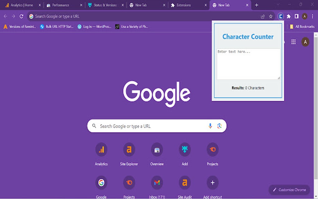 character Counter for Google Chrome - Extension Download