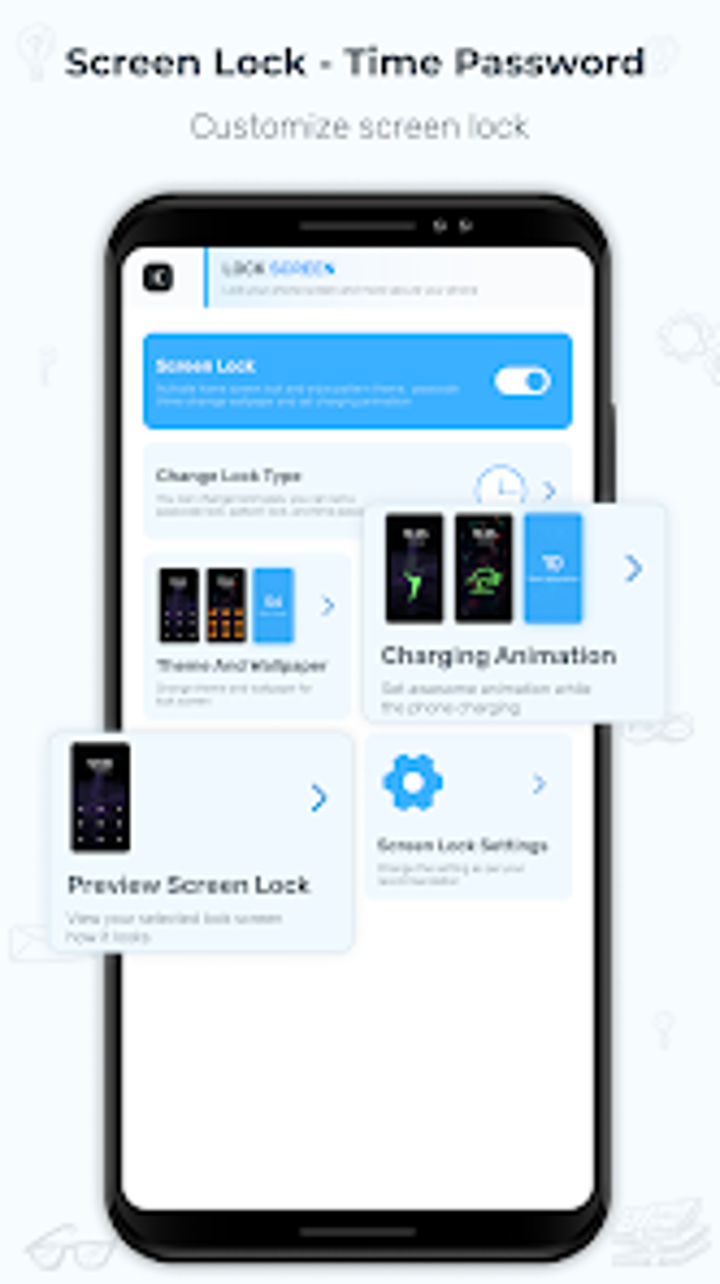 Screen Lock Time Password para Android - Download