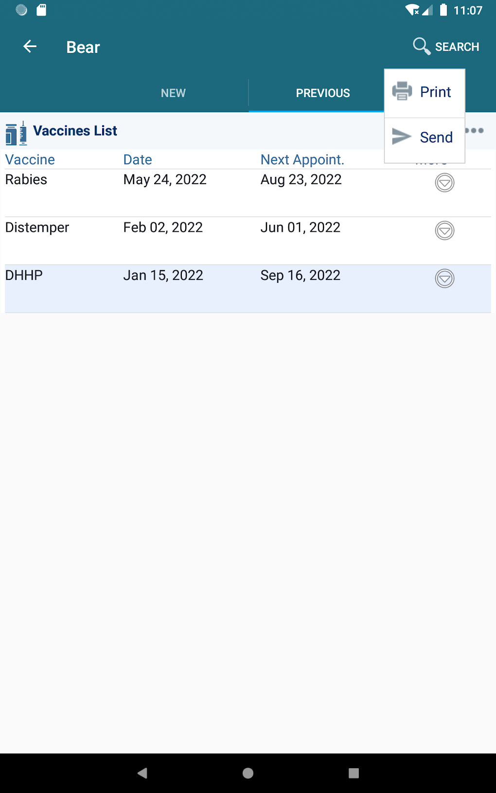 Vet Records for Android - Download