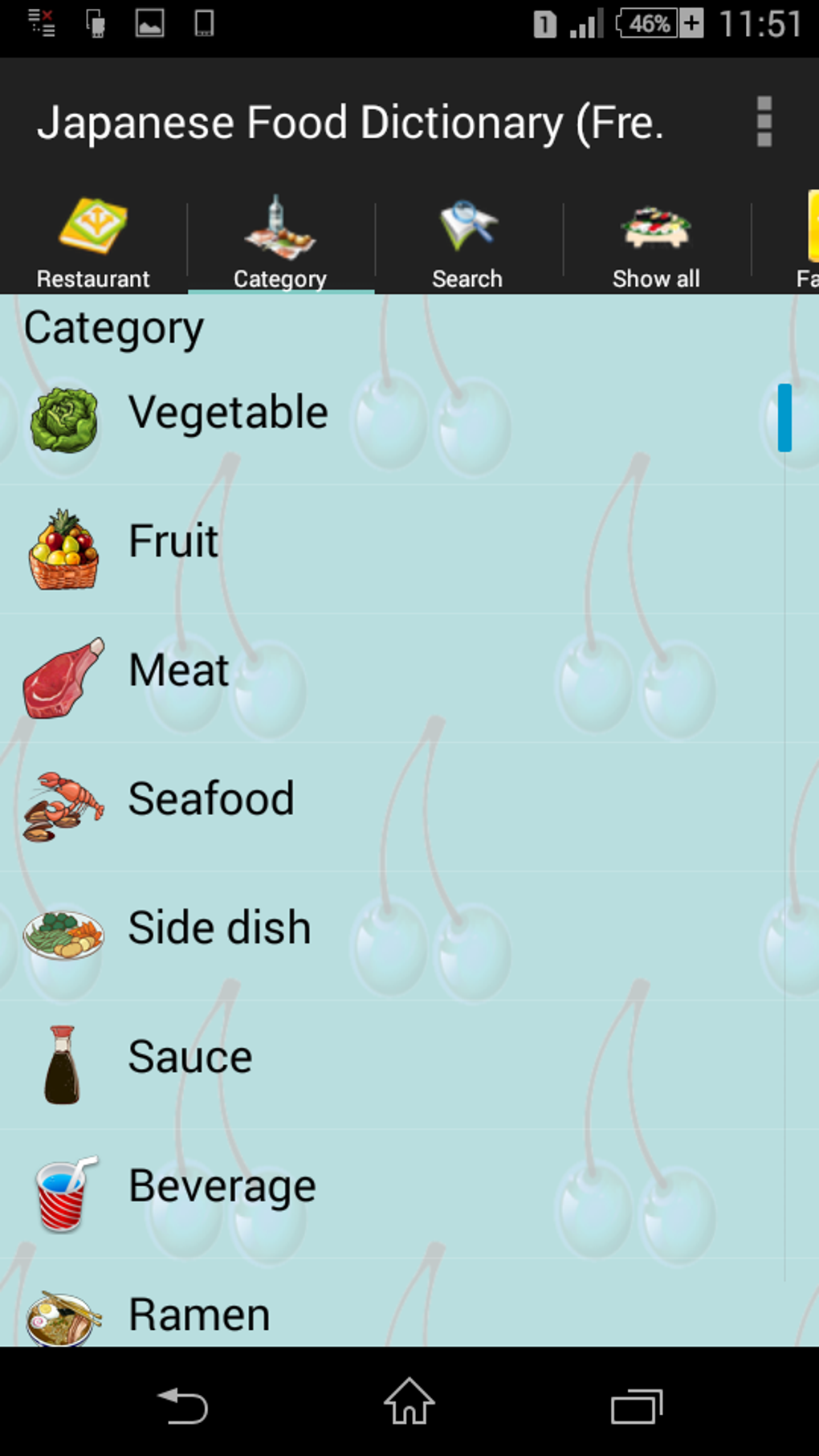 Japanese Food DictionaryFree APK for Android - Download