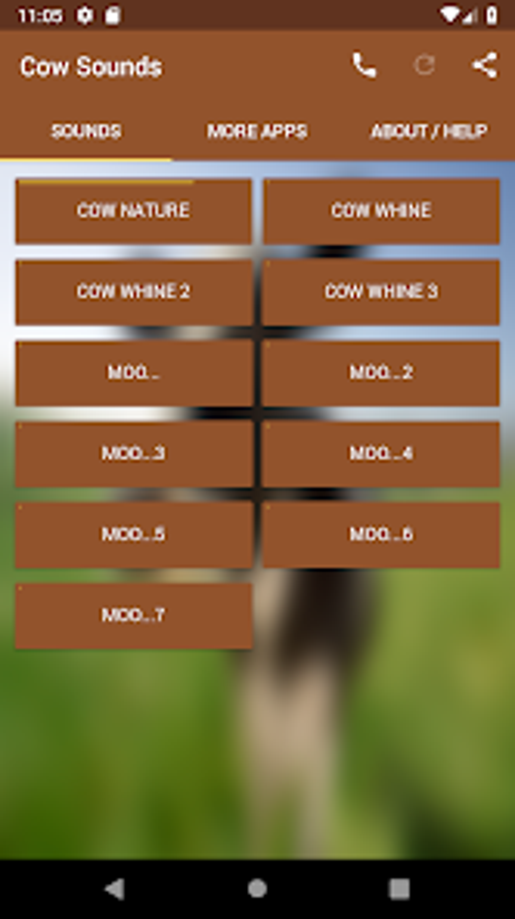 Cow Sounds for Android - 無料・ダウンロード