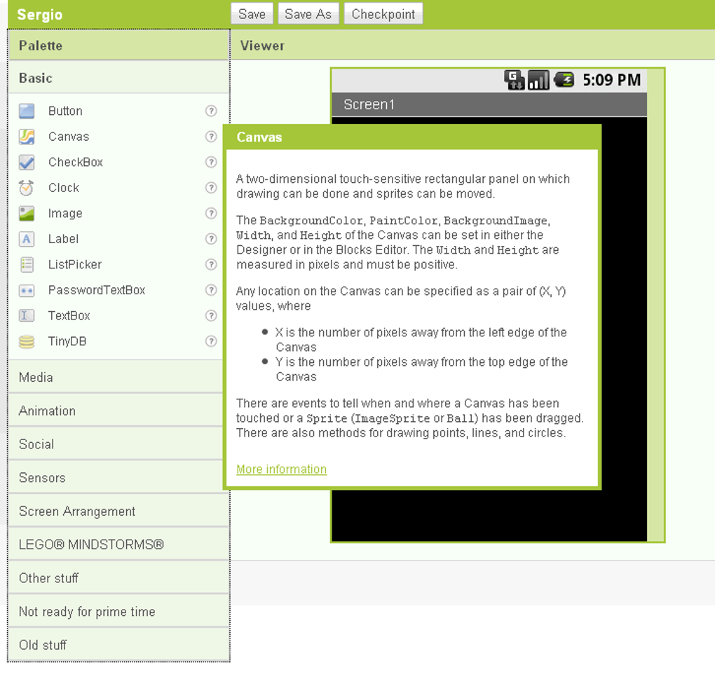 MIT App Inventor Beta Online