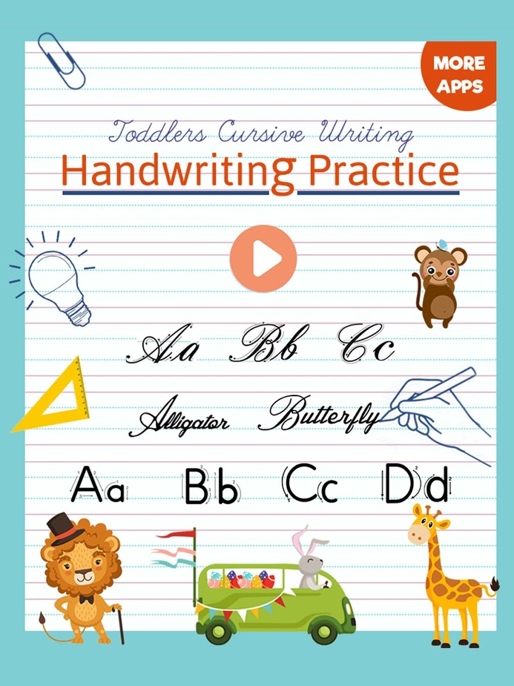 Kids Cursive Writing Learn Cursive Handwriting For Android 