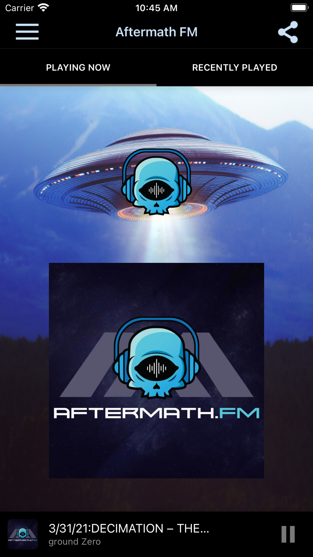 Aftermath FM para iPhone - Descargar