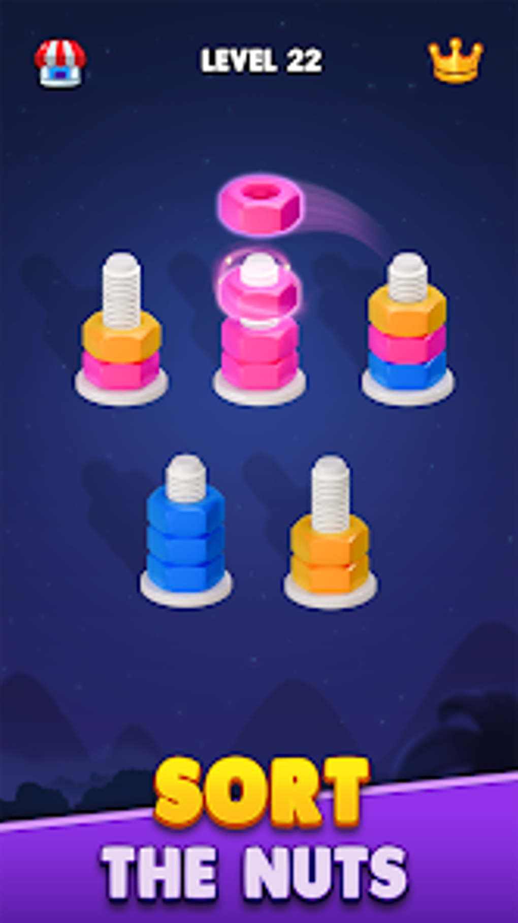 Color Nuts Sort: Pin Puzzle per Android - Download