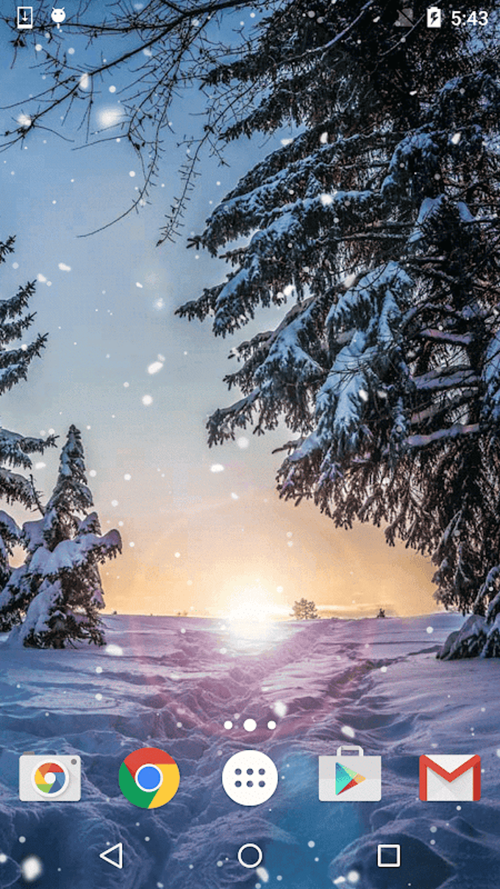Android 용 Winter Snow Live Wallpaper APK - 다운로드
