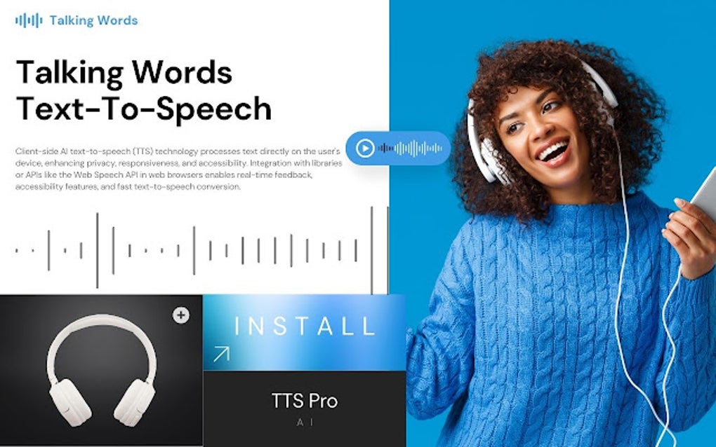 Talking Words สำหรับ Google Chrome - ส่วนขยาย ดาวน์โหลด