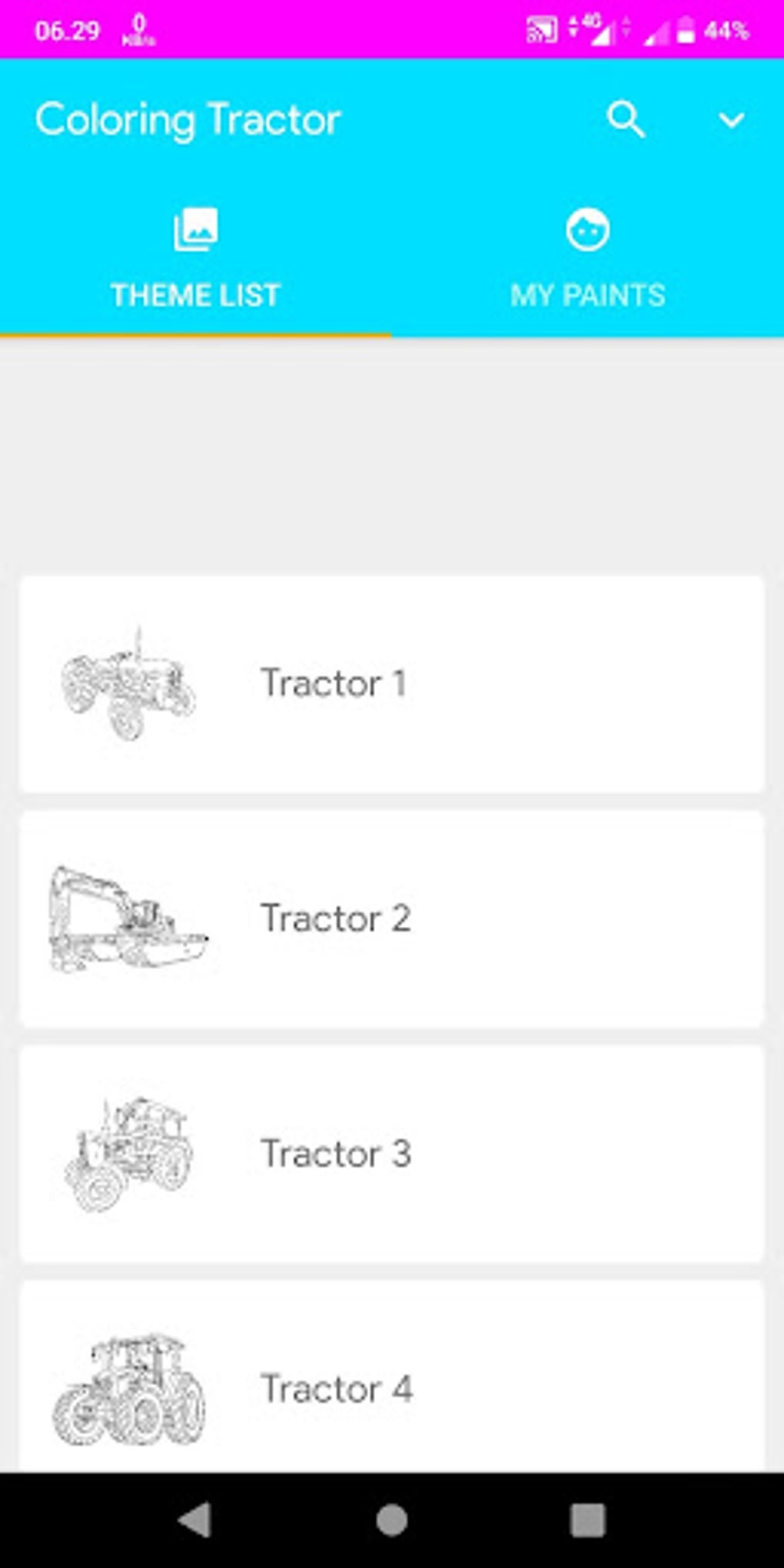 Coloring Tractor for Android - Download
