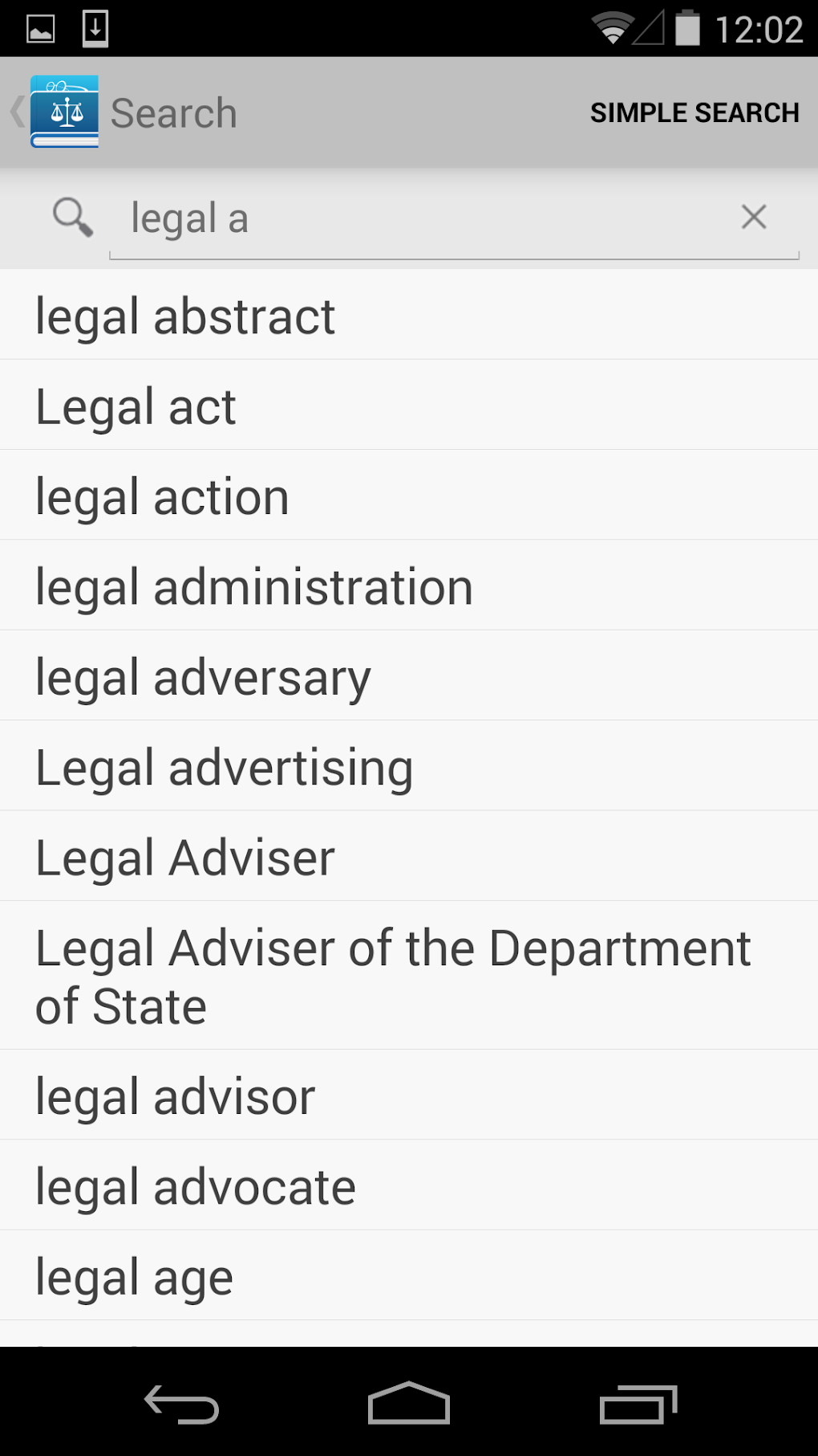 Legal Dictionary by Farlex for Android - Download