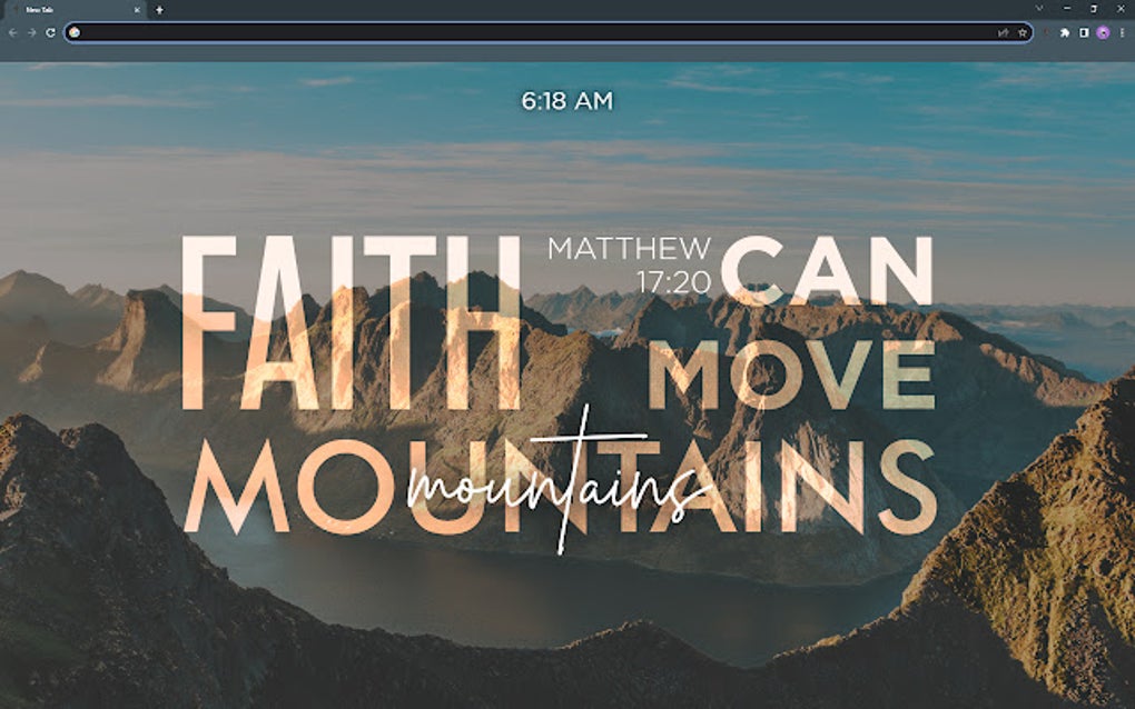 Daily Bible Verse Google Chrome 용 - 확장 프로그램 다운로드