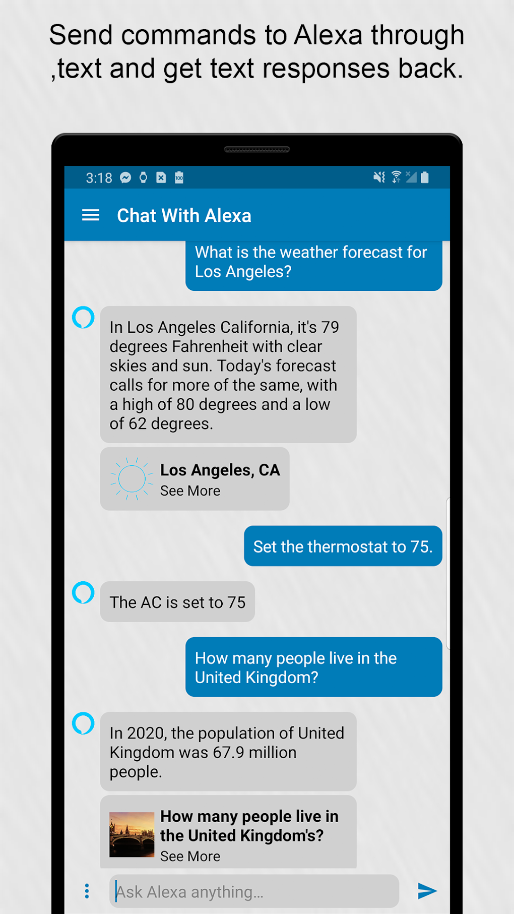 Chat With Alexa para Android - Descargar
