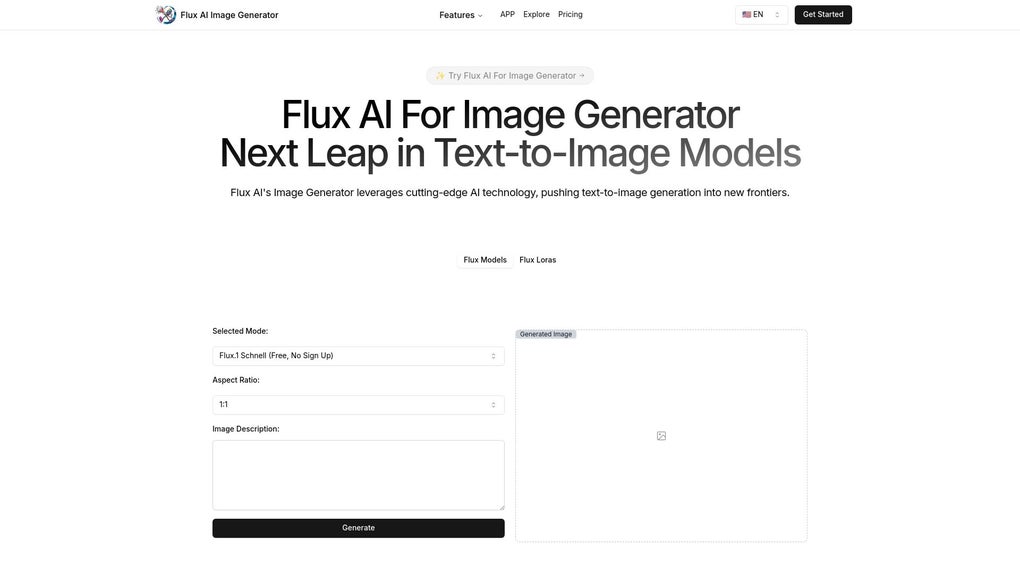 AI 디자인를 위한 Flux Image Generator - 리뷰, 기능 및 사용 사례