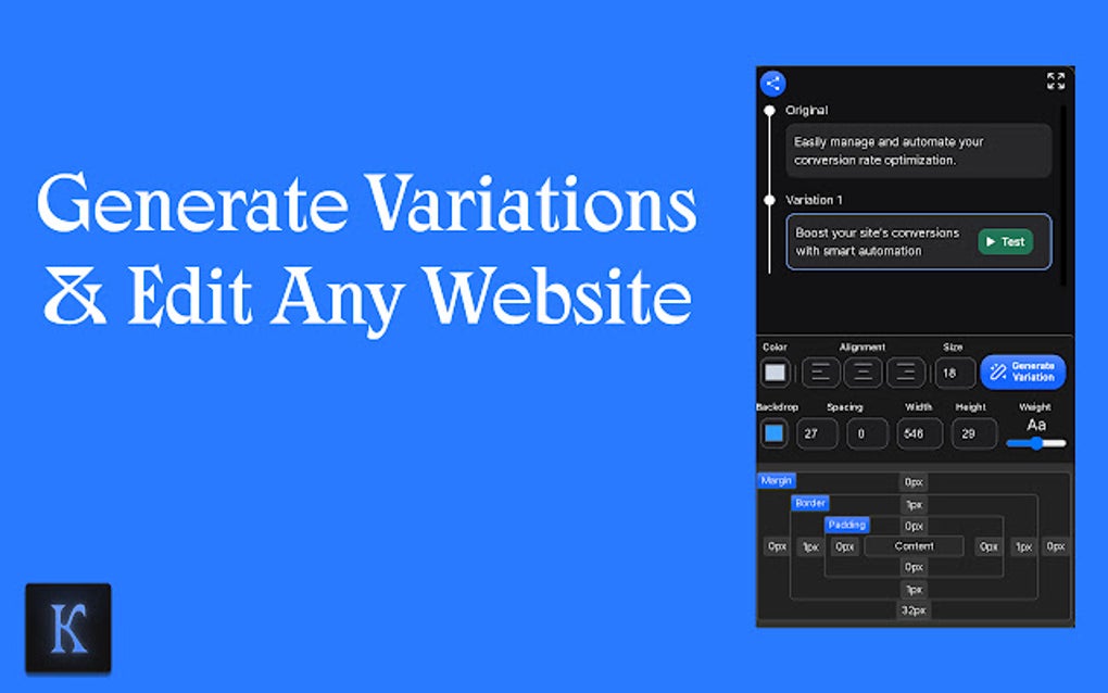 Keak - Automated A/B Testing for Google Chrome - Extension Download Keak - Automated A/B Testing for Google Chrome - Extension Download