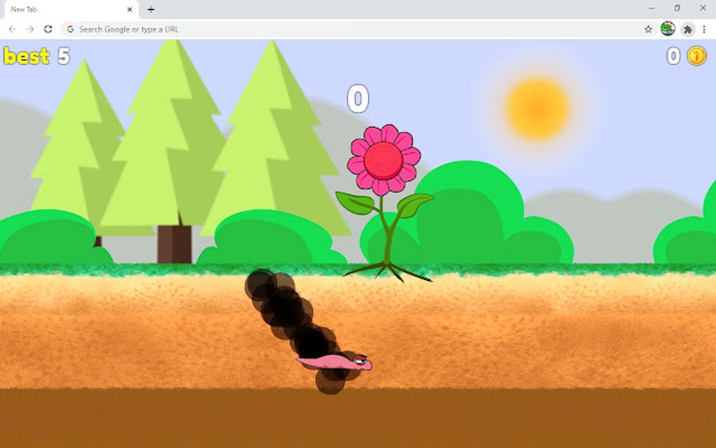 Speedy Worm Platform Game Google Chrome için - Eklenti İndir