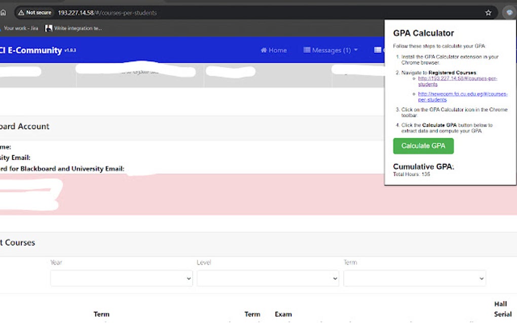 FCAI GPA Calculator Google Chrome 용 - 확장 프로그램 다운로드