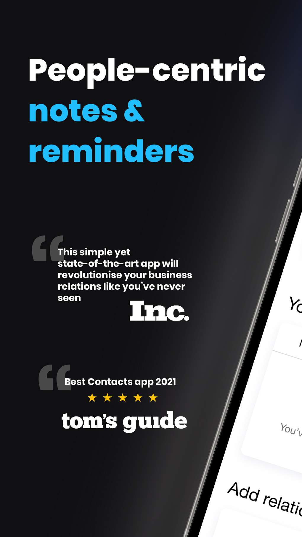 Covve: Your personal CRM per iPhone - Download
