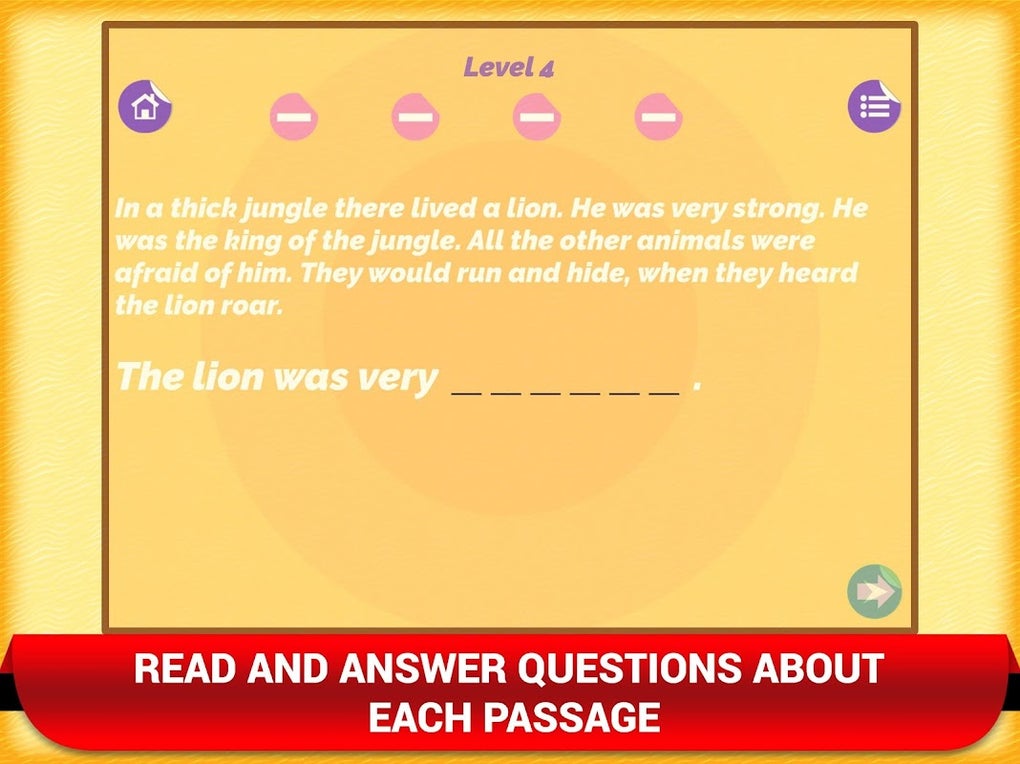 English Reading Comprehension For Android Download