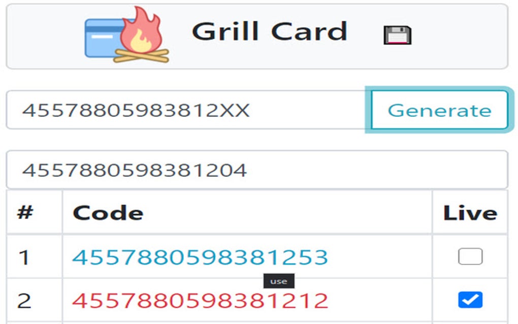 Grill Card pour Google Chrome - Extension Télécharger