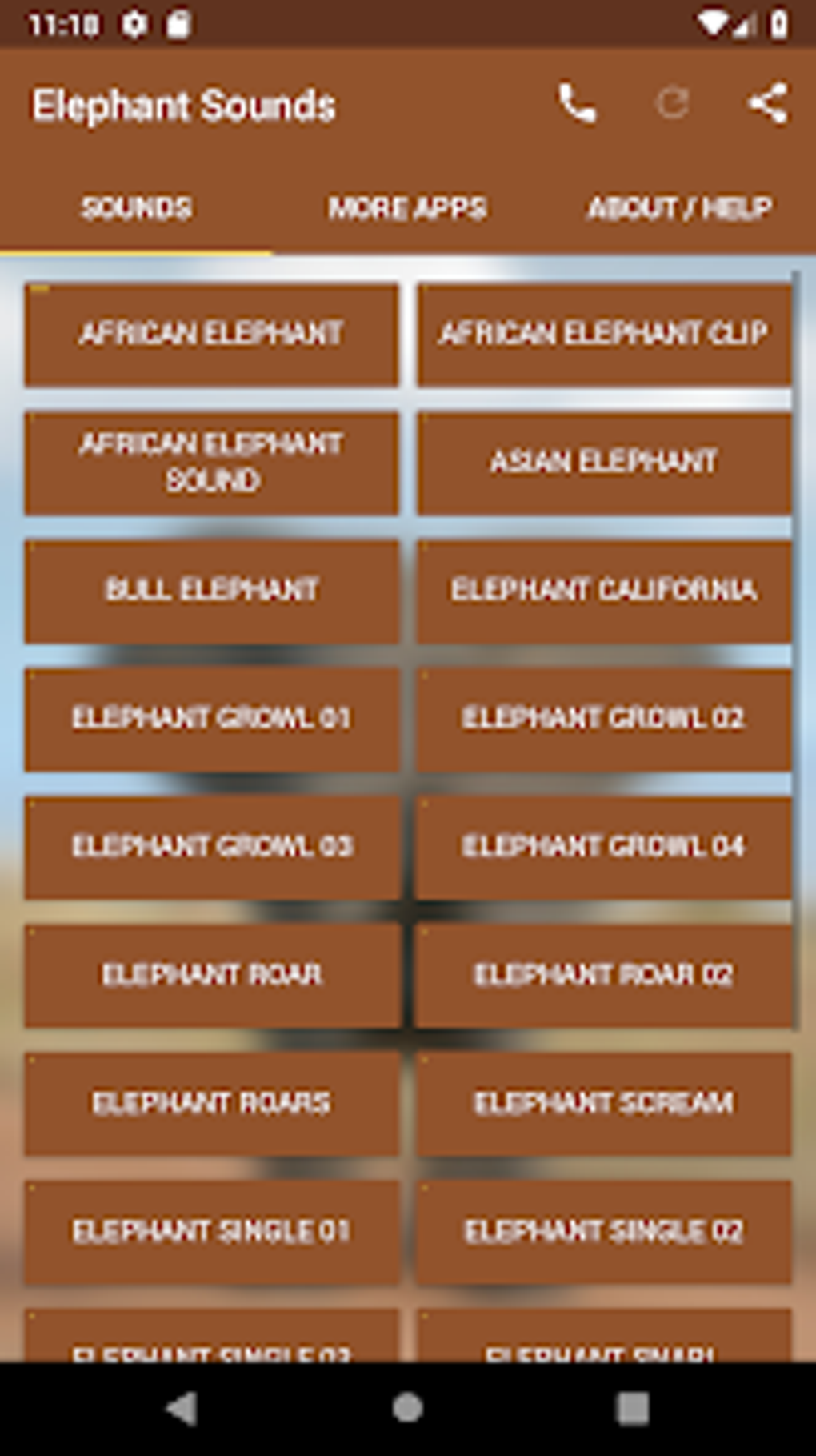 Android için Elephant Sounds - İndir