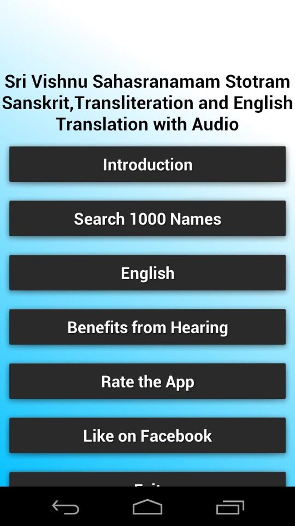 Vishnu Sahasranamam APK for Android - Download