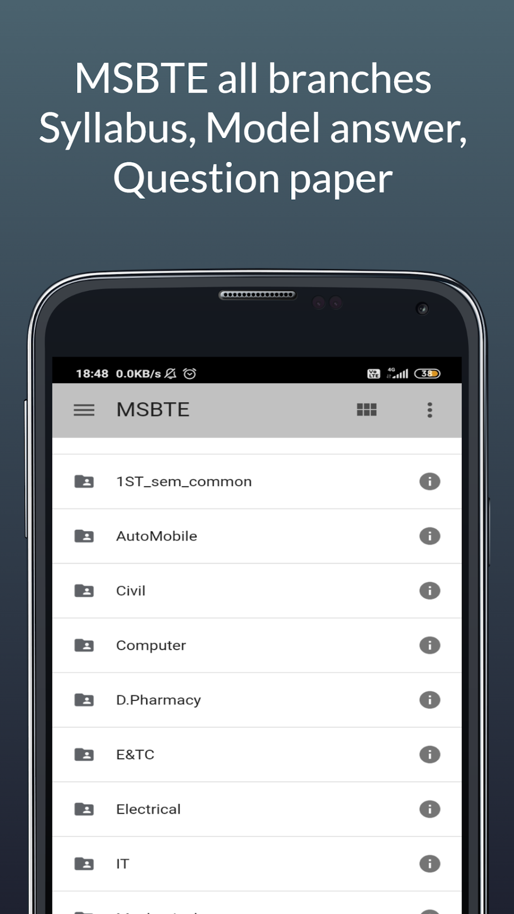 MSBTE Exam Preparation for Android - Download