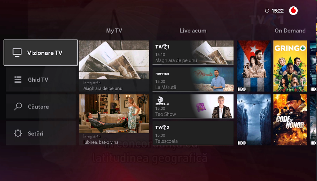 Vodafone TV (Romania) APK para Android - Descargar