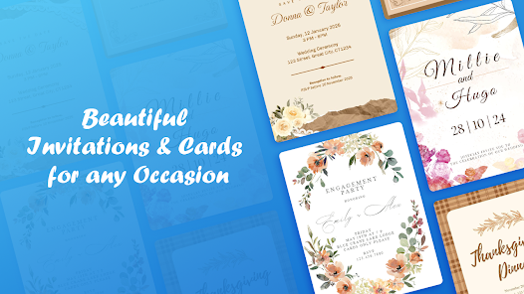 Invitation Maker Card Design cho Android - Tải về