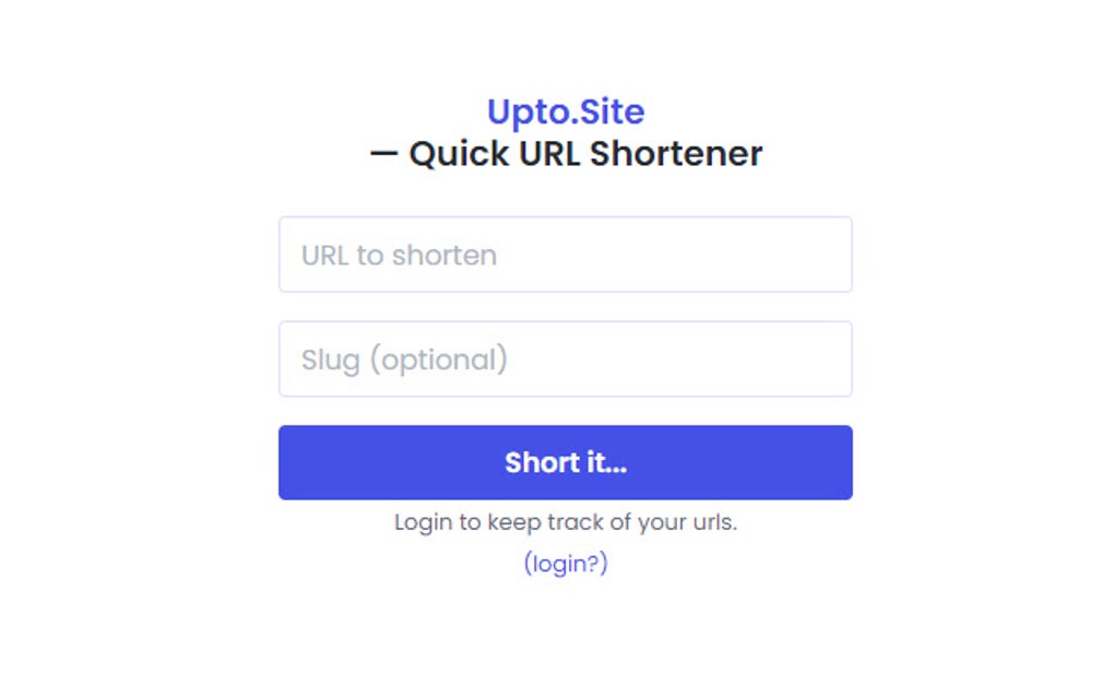 Upto.Site URL Shortener Google Chrome 용 - 확장 프로그램 다운로드
