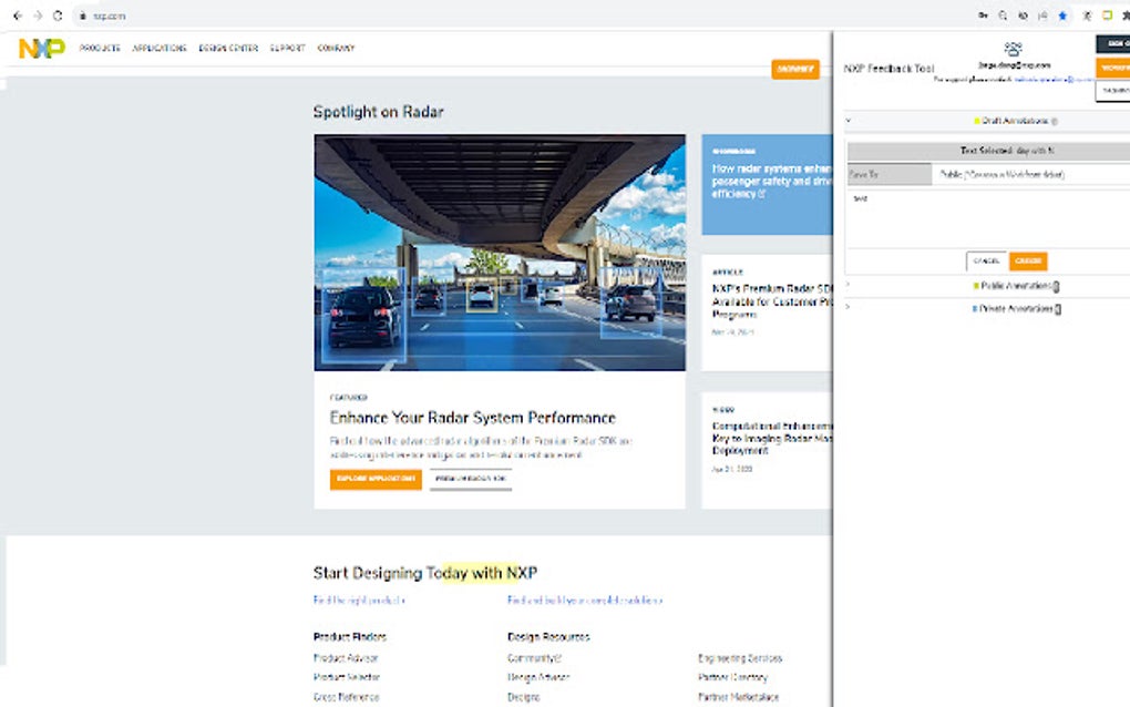 NXP.com Content Annotation Tool para Google Chrome - Extensión Descargar