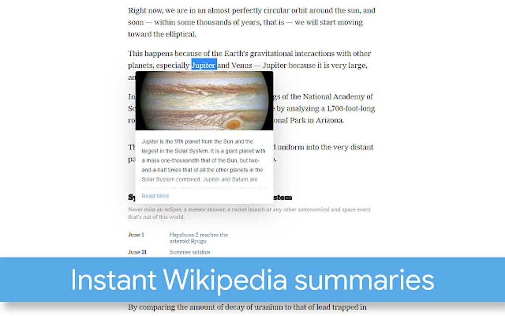 Qikipedia for Google Chrome - Extension Download
