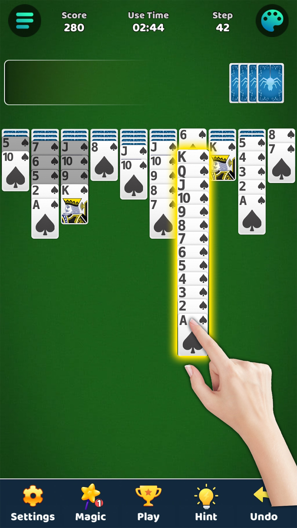 Spider Solitaire Lite for iPhone - Download