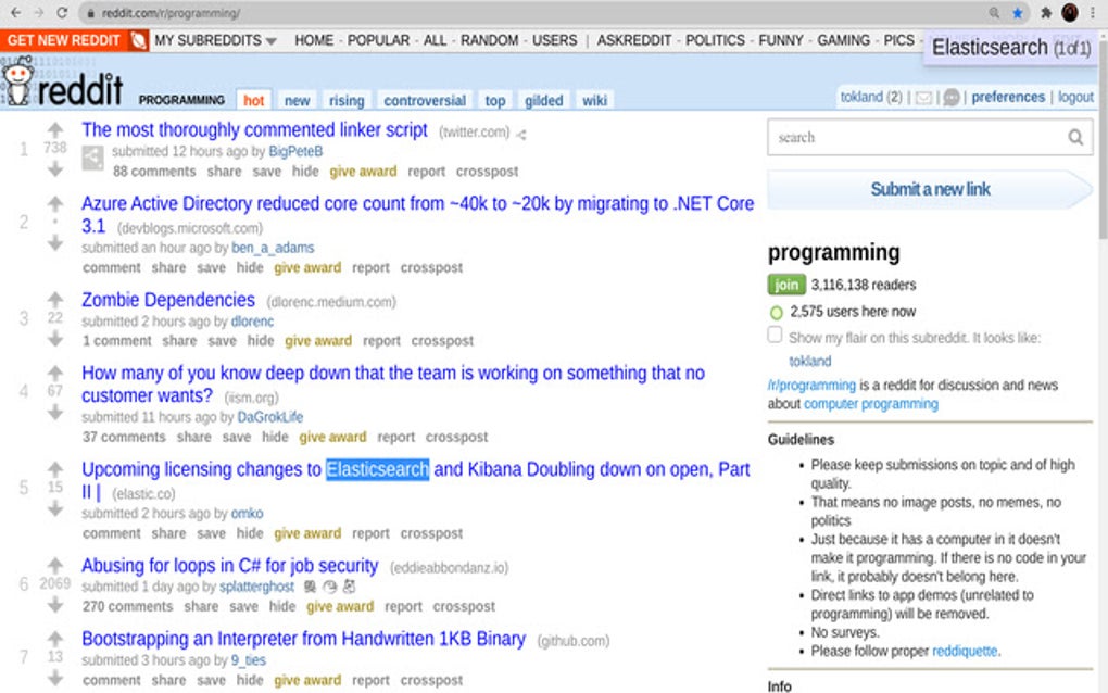 Type-ahead-find Google Chrome 용 - 확장 프로그램 다운로드