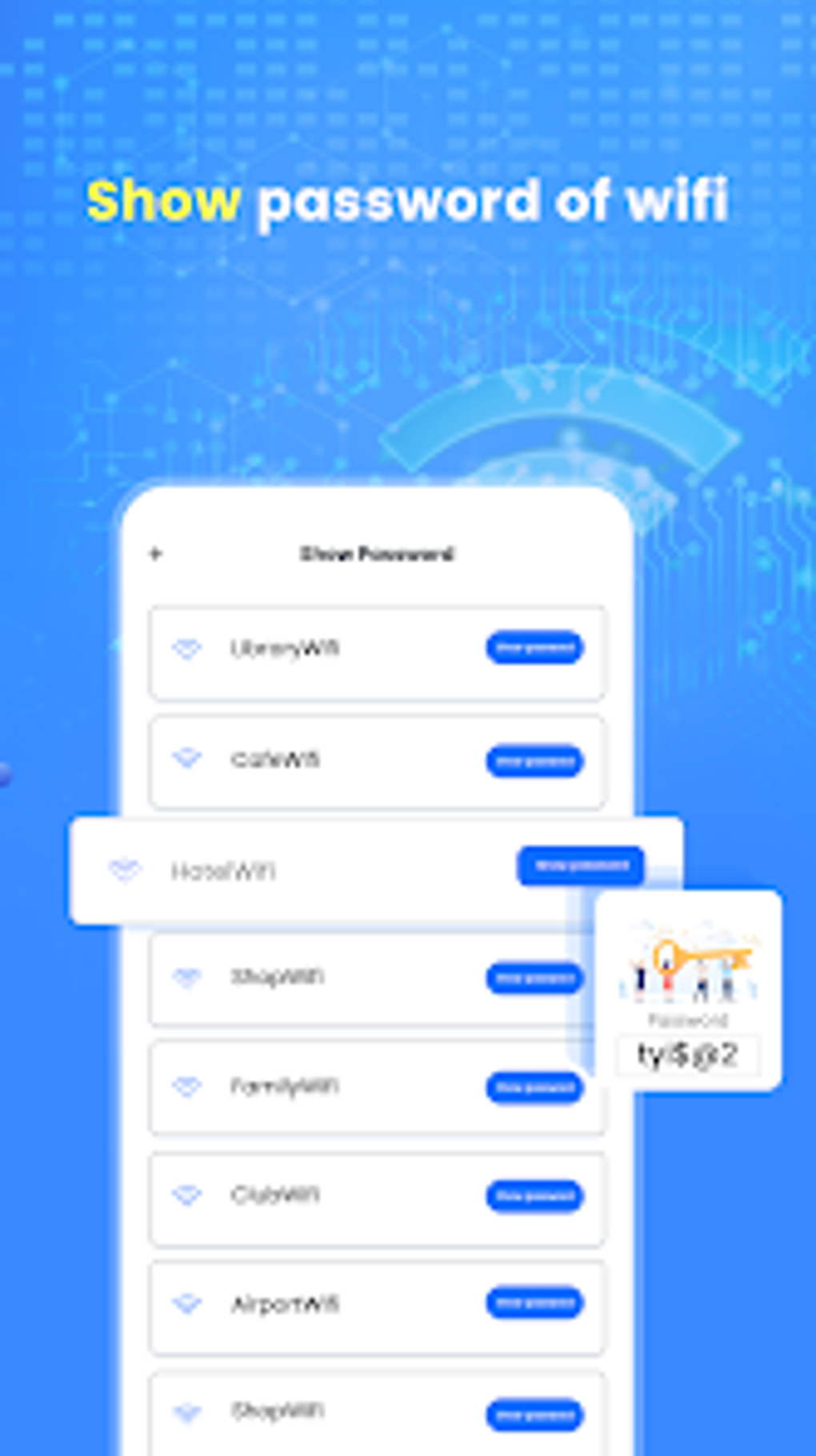 WIFI Password Show All WIFI para Android - Descargar