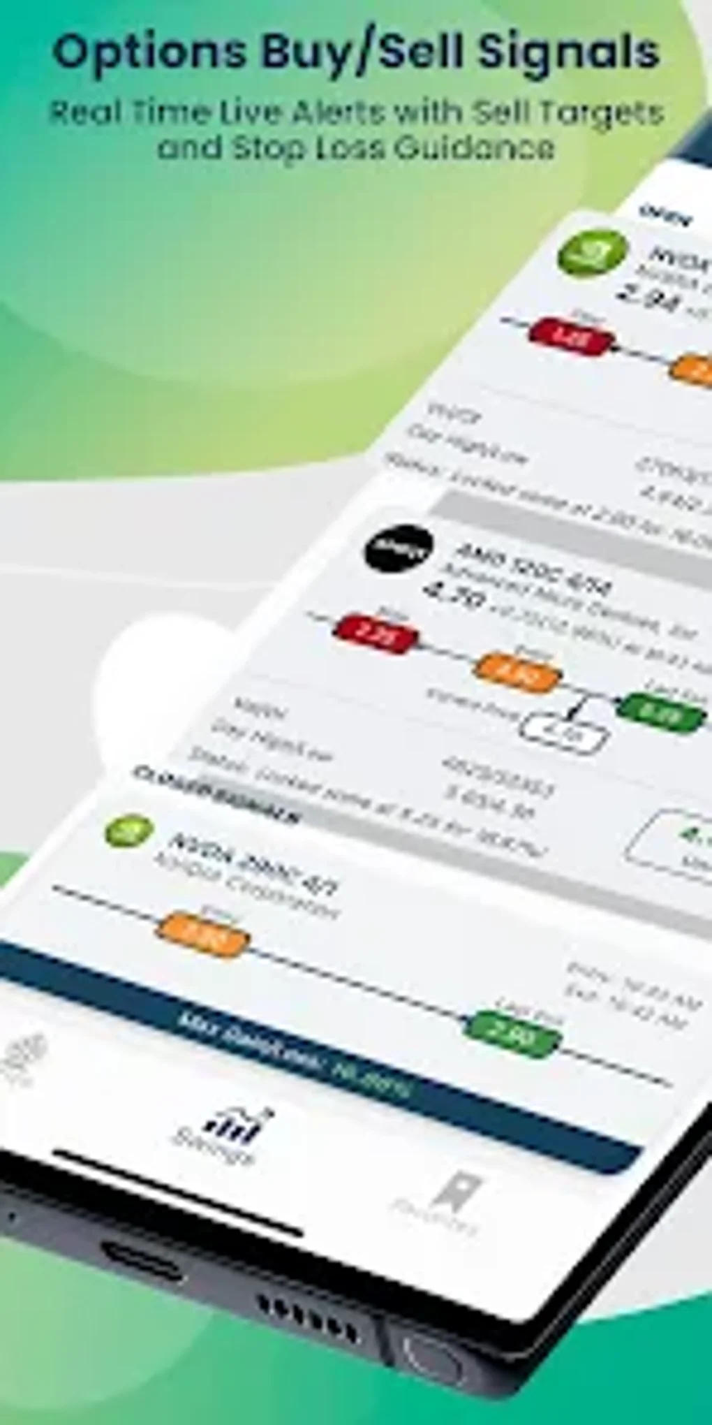 Options Alerts - Swing Signals for Android - Download