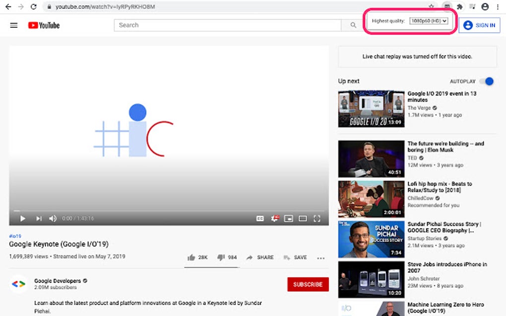 youtube-video-quality-fixer para Google Chrome - Extensión Descargar