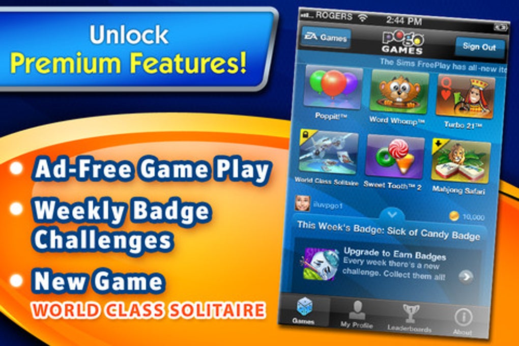 POGO Games (World) para iPhone - Download