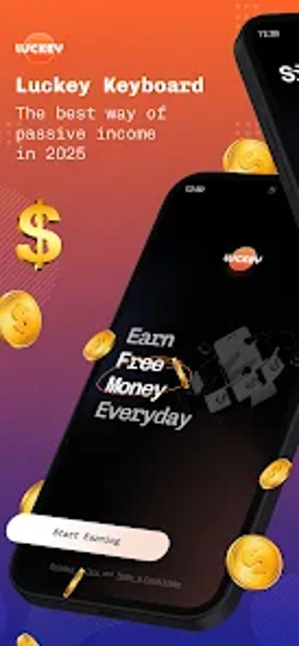 Android 용 Luckey Keyboard - Type Earn - 다운로드