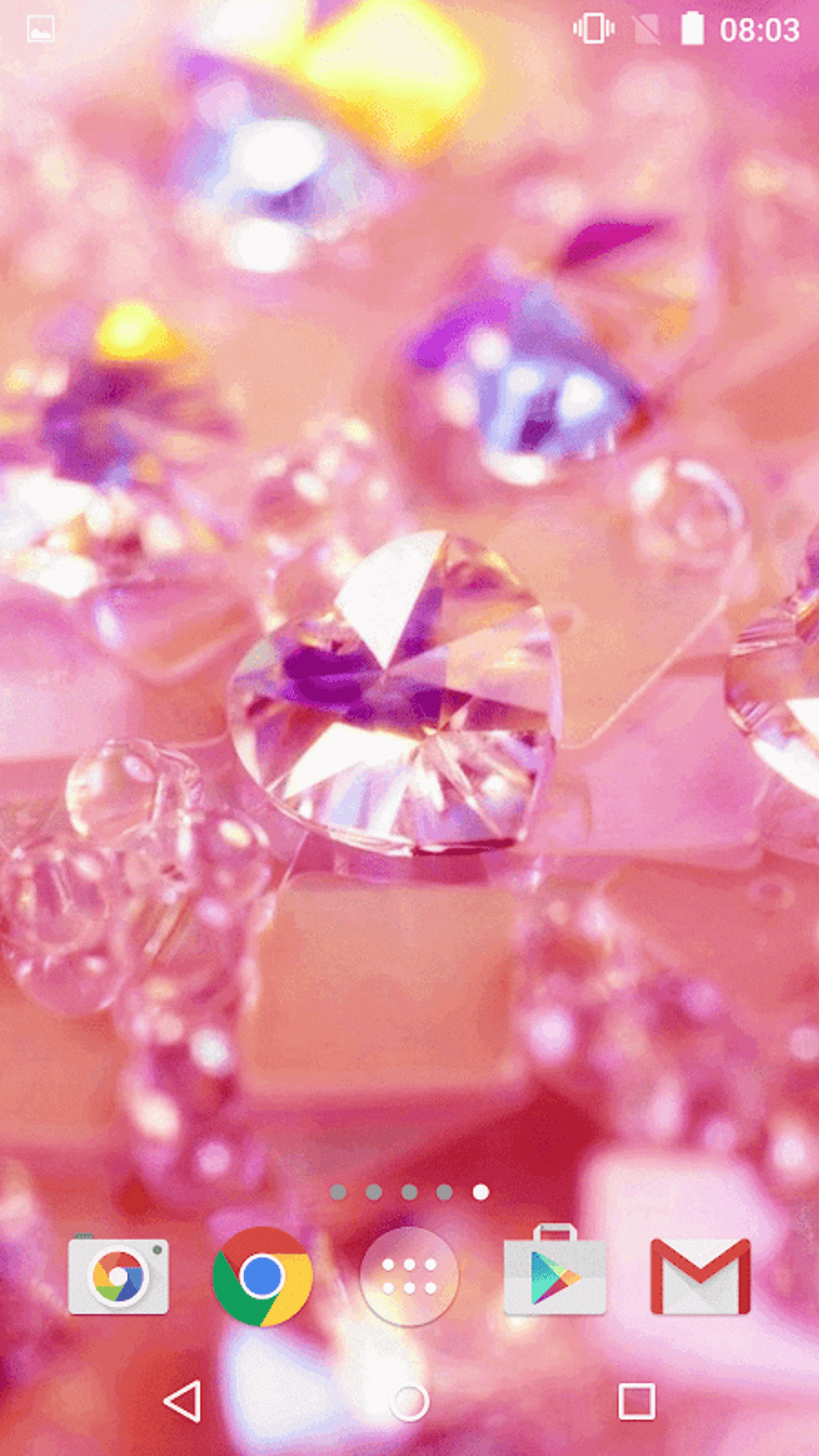 Pink Diamonds Live Wallpaper APK for Android - Download