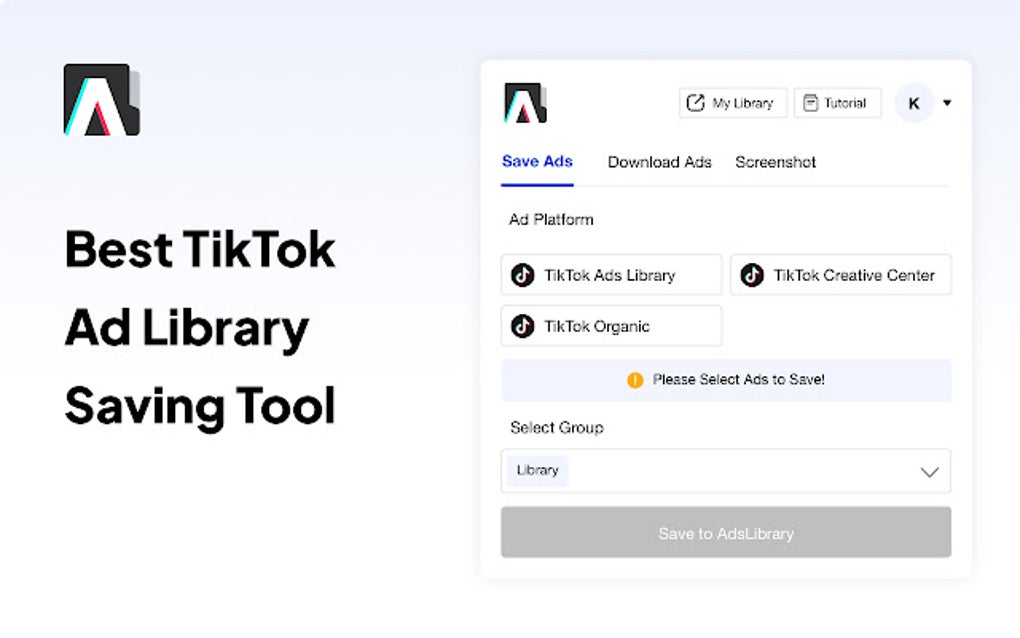 Ad Library: Download and save TikTok Ads para Google Chrome - Extensión ...