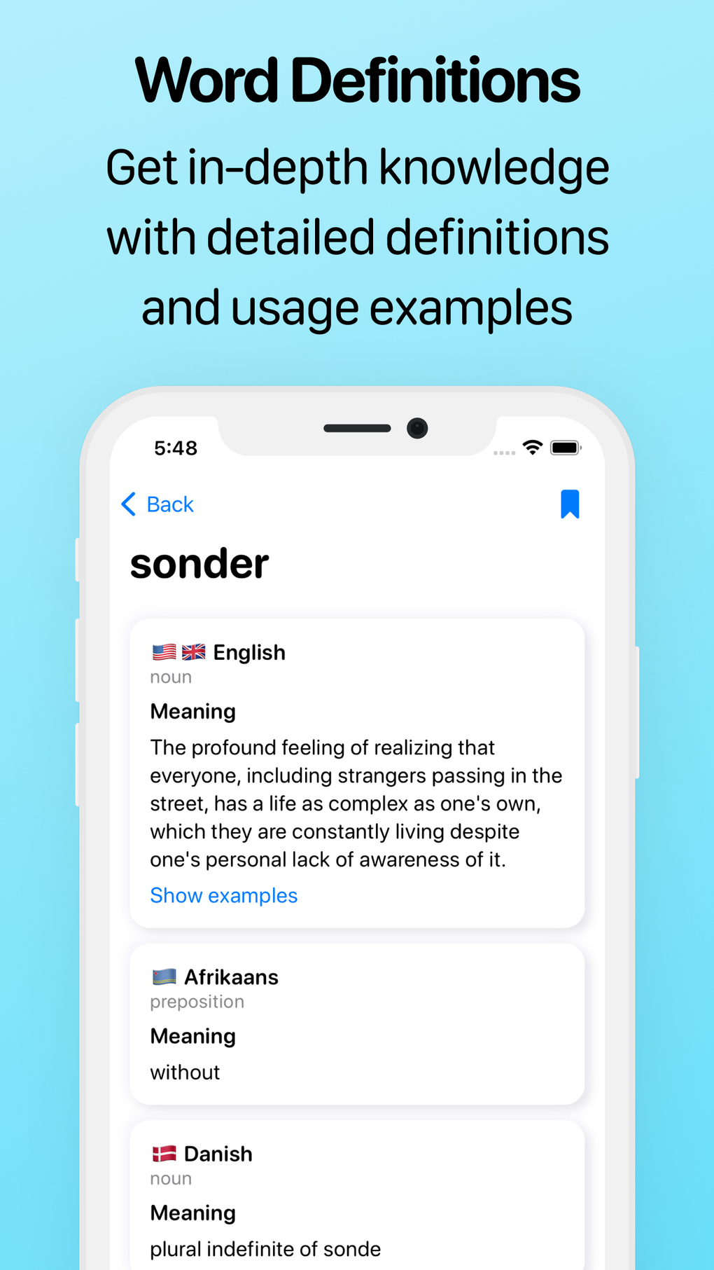 Wordpedia Dictionary: Words for iPhone - Download