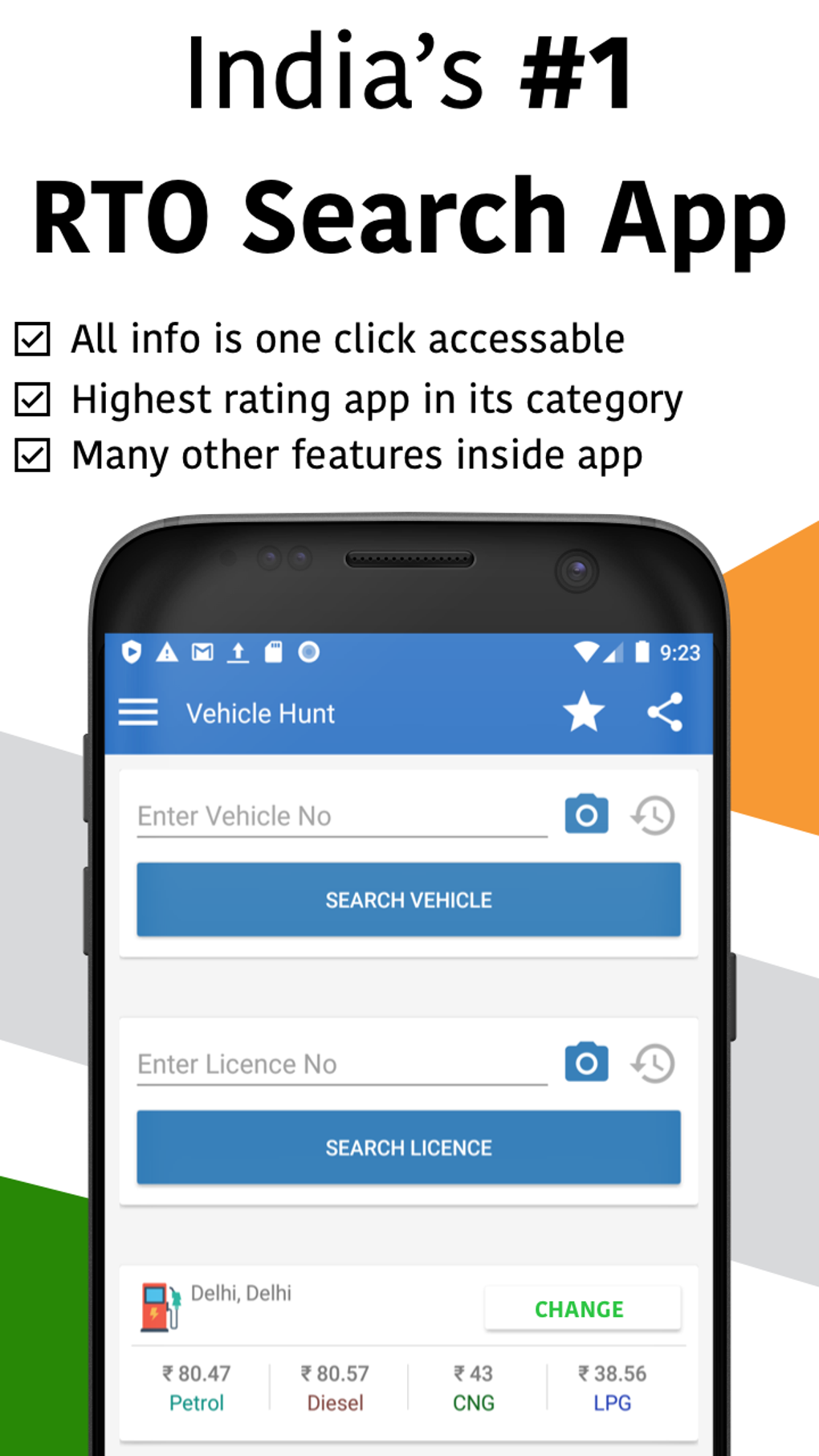 RTO Vehicle Information App for Android - Download