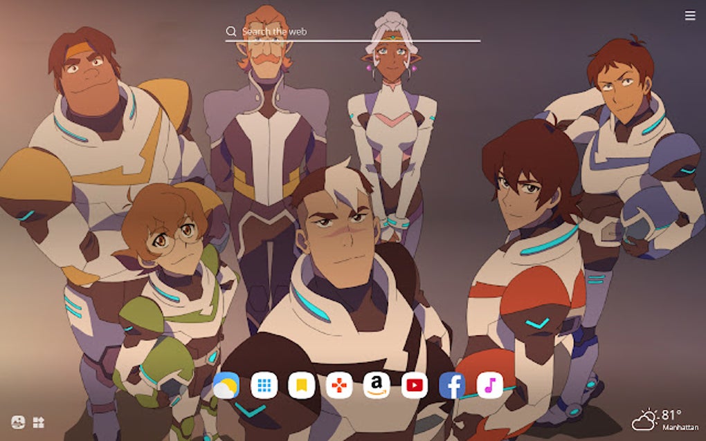Voltron HD Wallpapers New Tab Theme для Google Chrome - Расширение Скачать