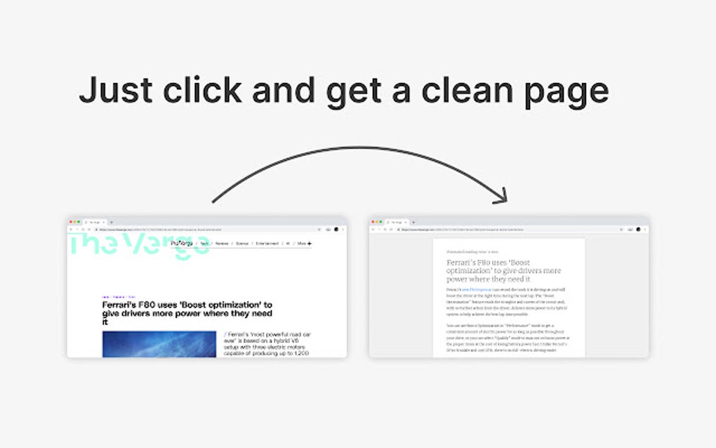 Reading Mode for Google Chrome - Extension Download
