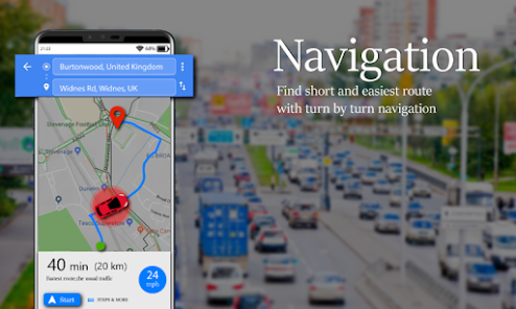 Voice GPS Driving Route Maps for Android - Download