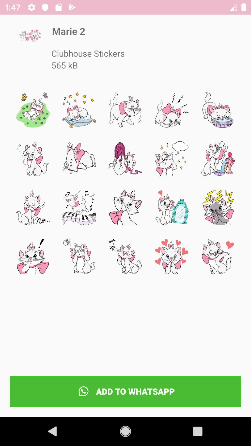 WAStickerApps: Marie Stickers for Android - Download