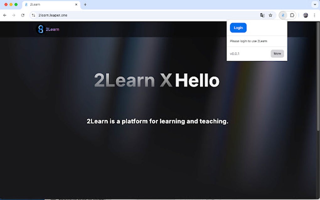 2Learn Google Chrome 용 - 확장 프로그램 다운로드